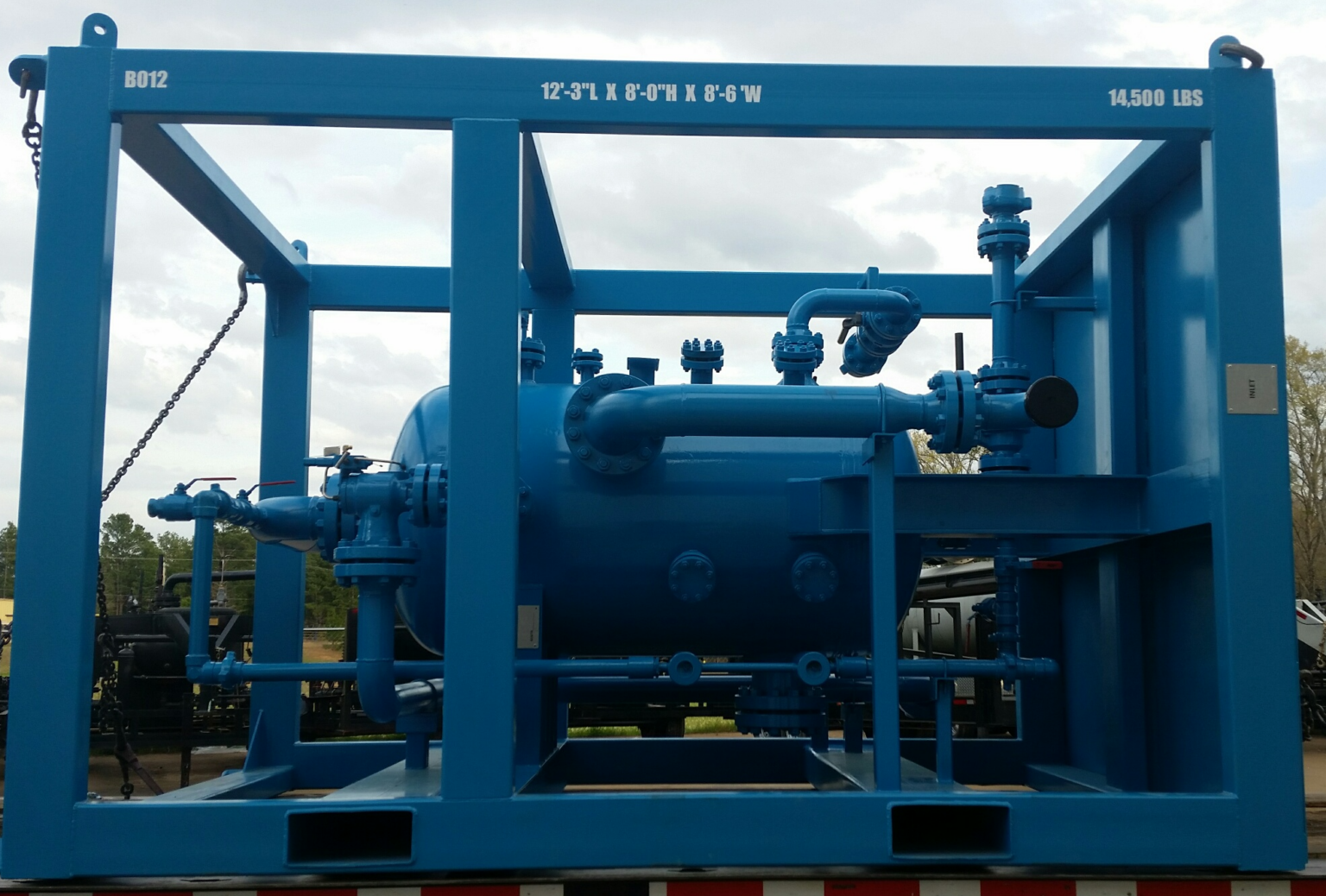 (2) 42" OD x 20' S/S 1440# 2PH Separator (DNV Skid) - Saber Asset Group